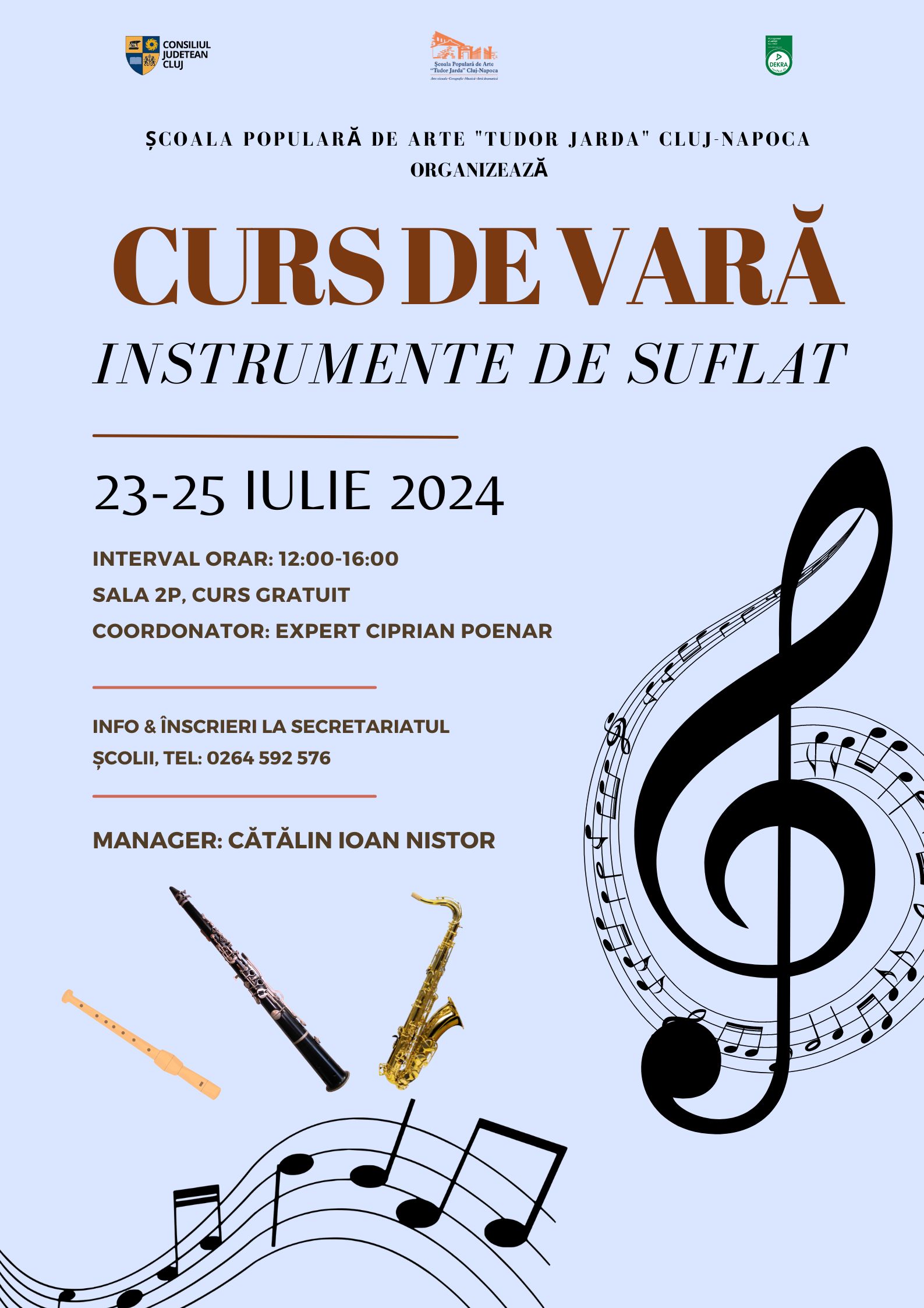 Școala Populară de Arte „Tudor Jarda” Cluj-Napoca AFIS - INSTRUMENTE DE ...